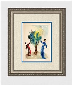 Dalí Salvador | The Tree of Penitence Purgatory Canto 24 (1960 ...