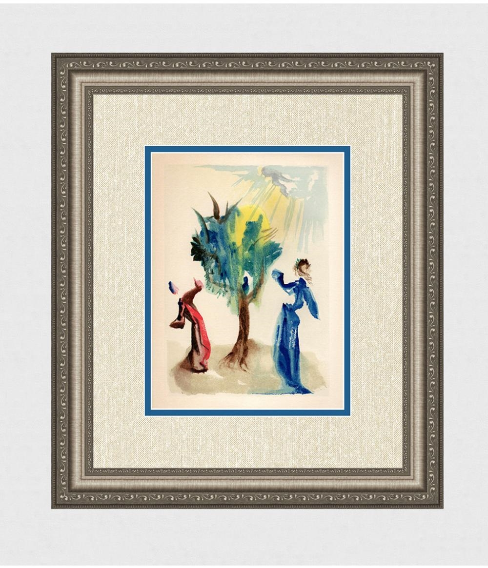 Dalí Salvador | The Tree of Penitence Purgatory Canto 24 (1960 ...