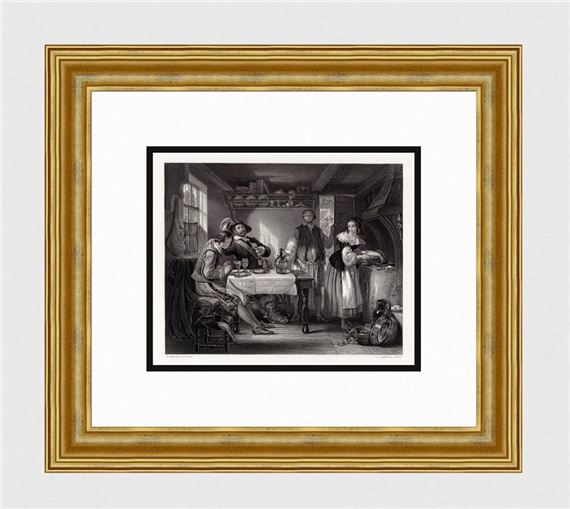Daniel Maclise | Gil Blas at Pennaflor (1859) | MutualArt