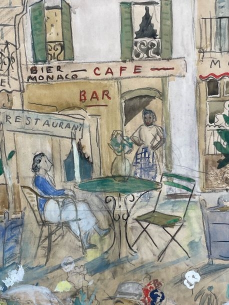 Ethel Mars | Lively shopping square | MutualArt