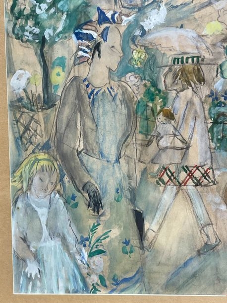 Ethel Mars | Lively shopping square | MutualArt