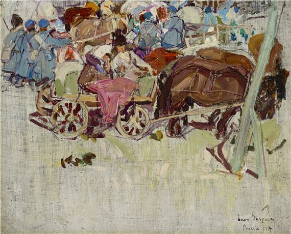 Leon Gaspard | Russian Market (1914) | MutualArt