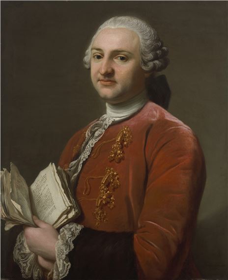 Alexander Roslin | Portrait of Paul Thiry (1723-1789), Baron d'Holbach ...