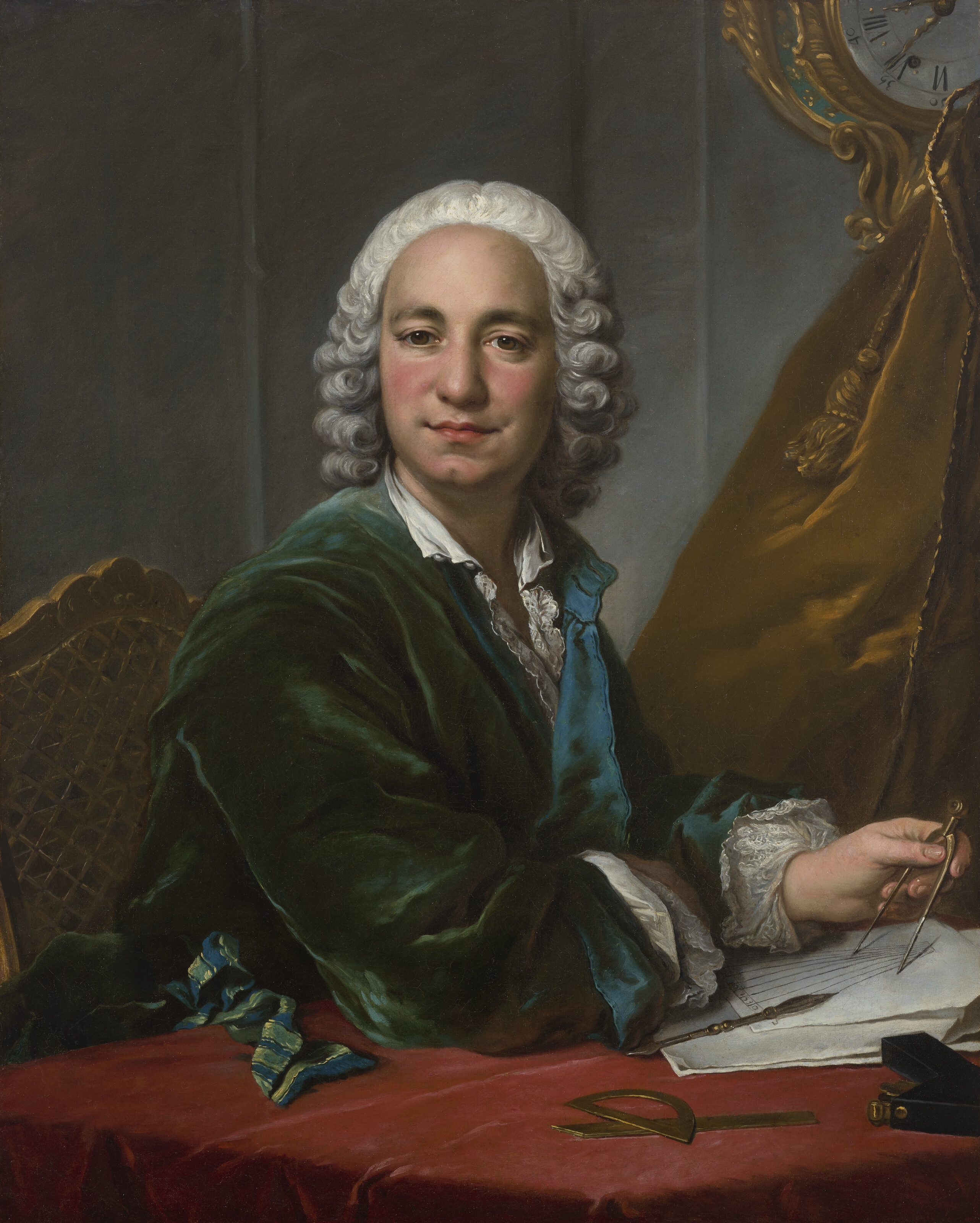 Alexander Roslin | Portrait of Paul Thiry (1723-1789), Baron d'Holbach ...