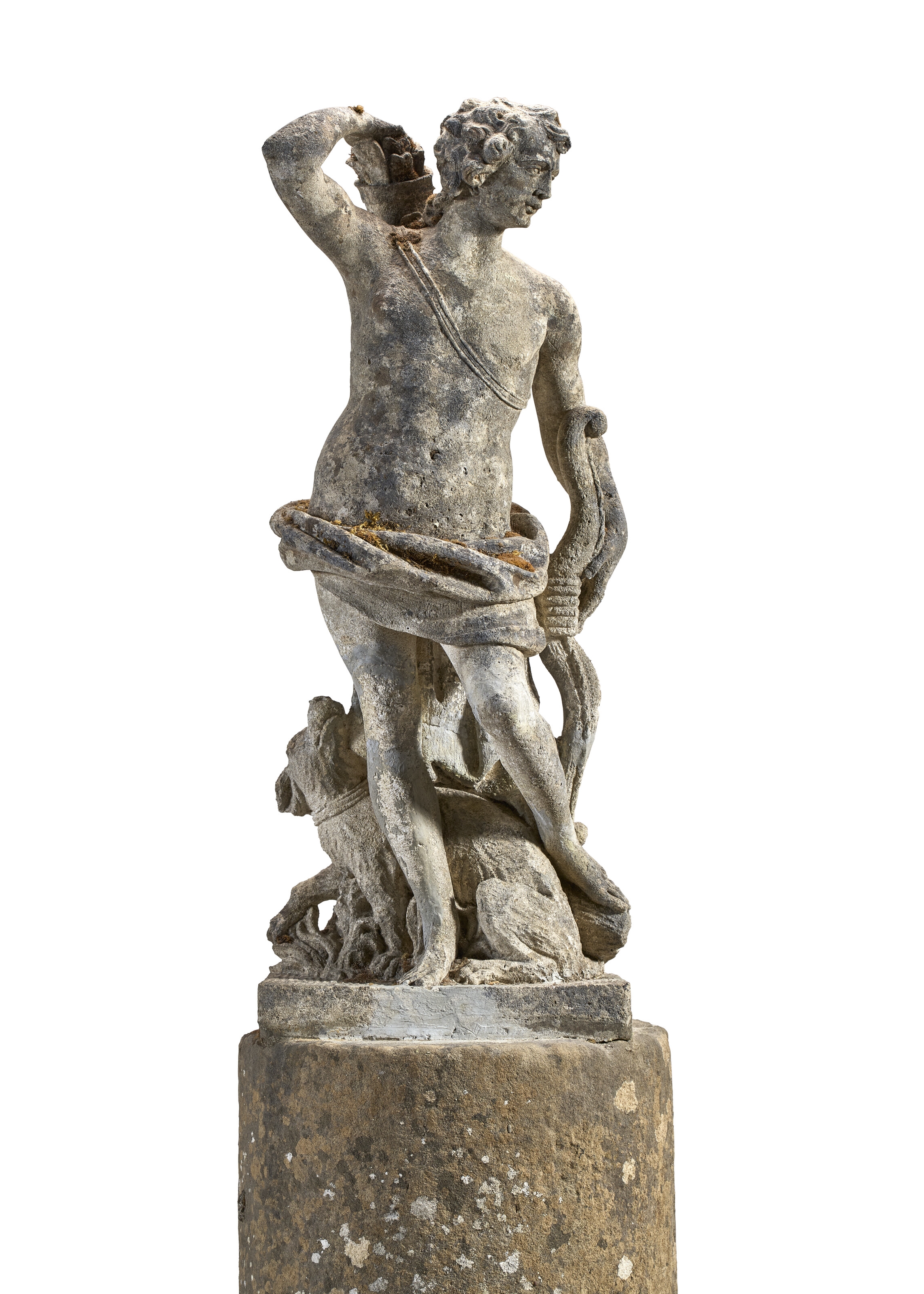 French School, 19th Century | FIGURE OF ACTEON WITH HOUND | MutualArt