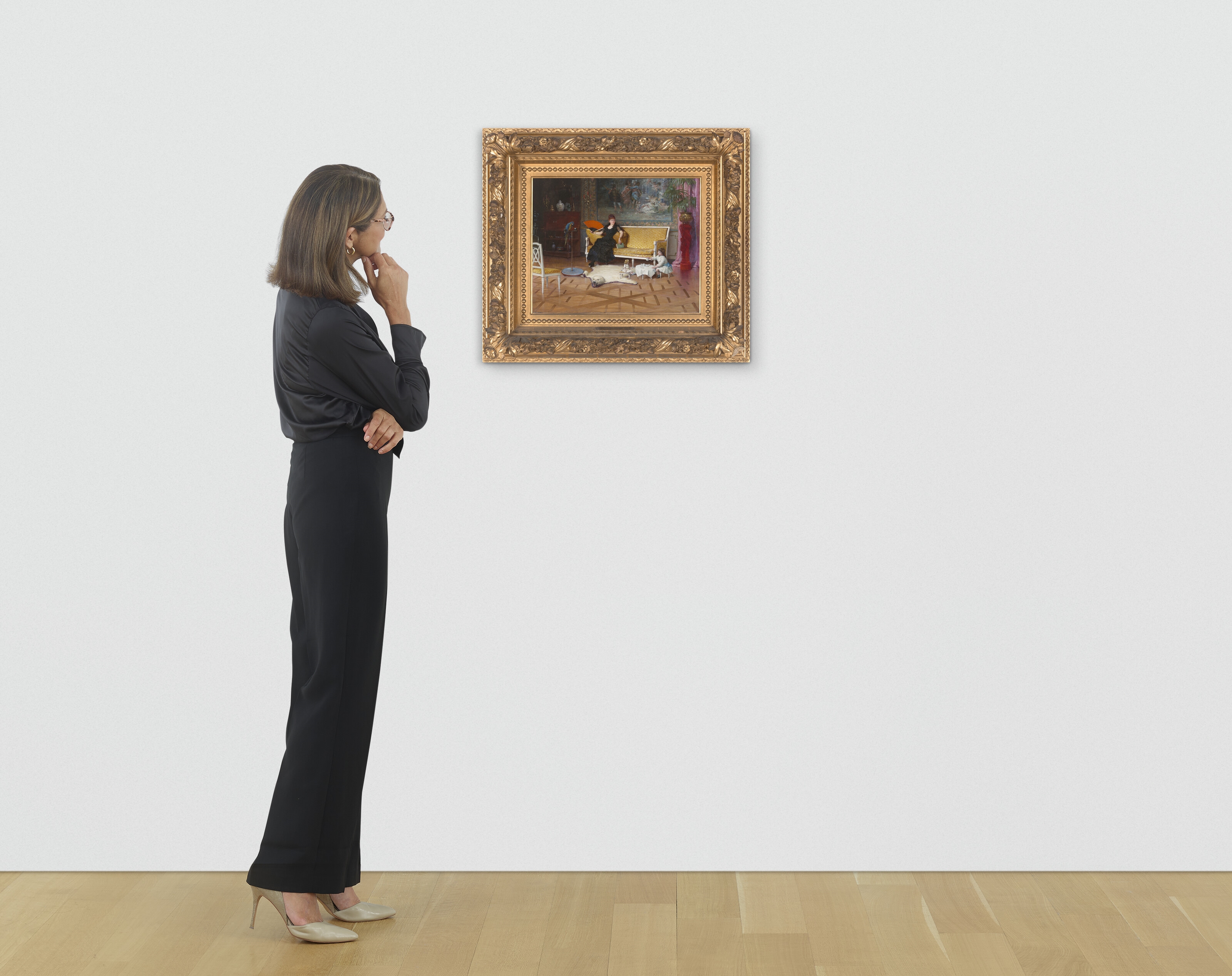 William Henry Lippincott | Afternoon Tea (1885) | MutualArt