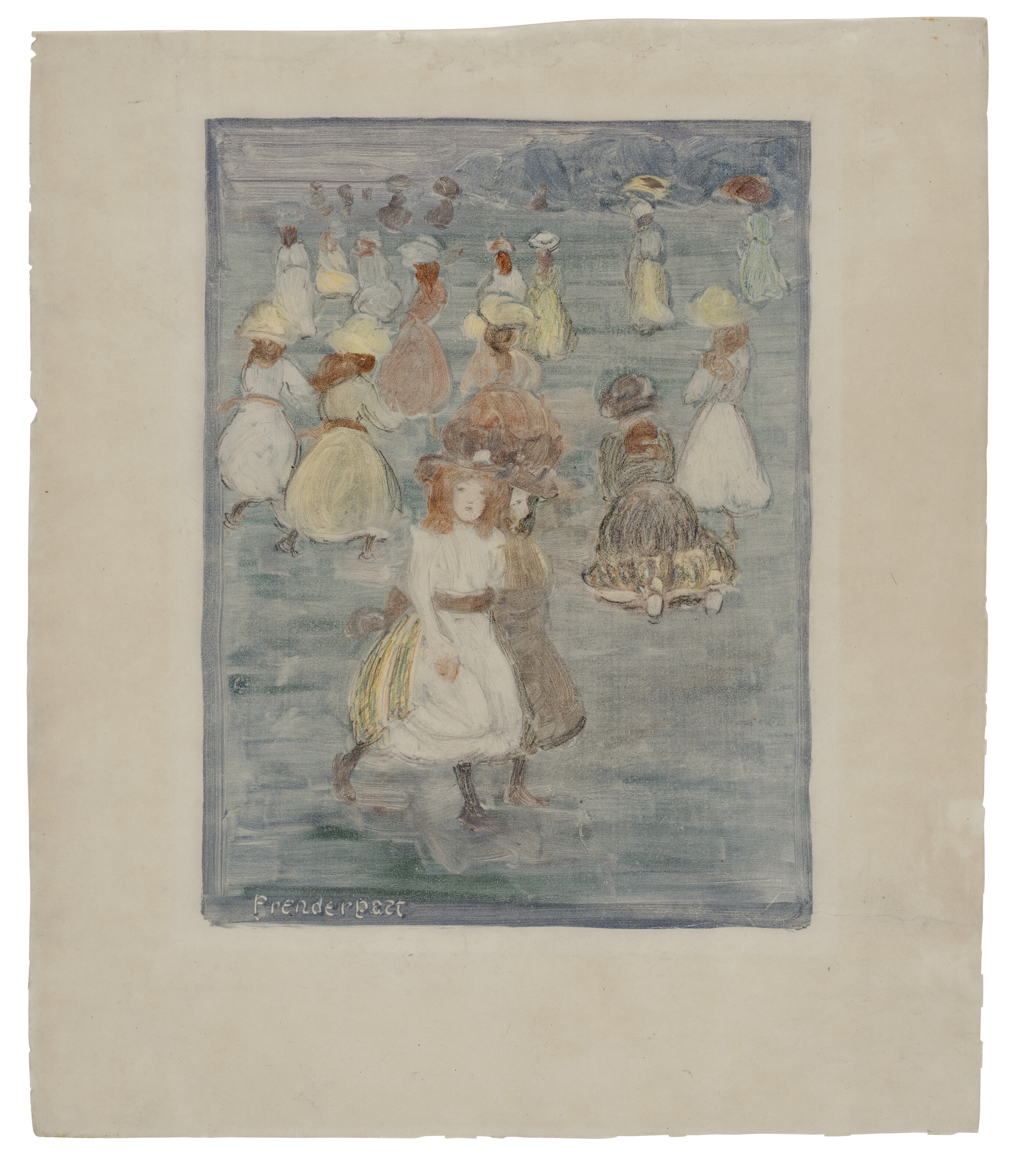 Maurice Prendergast | May Party (1900 - 1902) | MutualArt