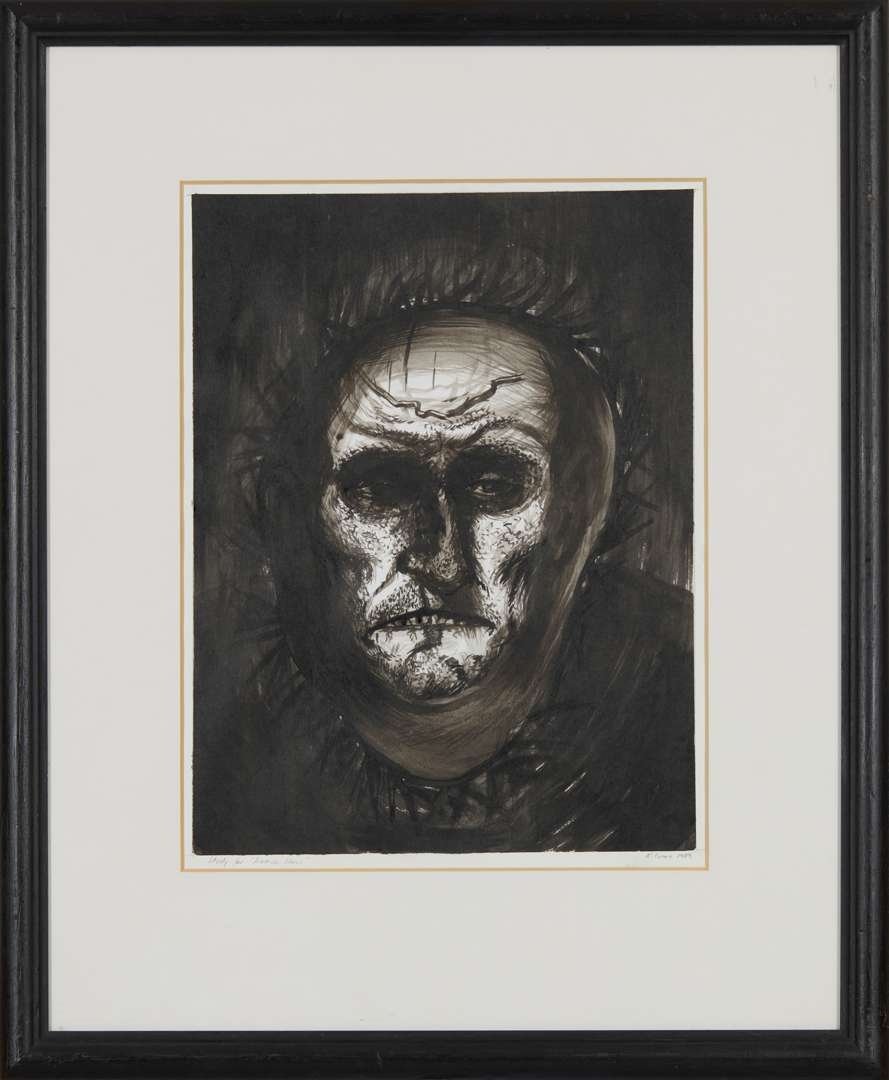 Ken Currie | STUDY FOR SCOTTISH STOICS (1989) | MutualArt