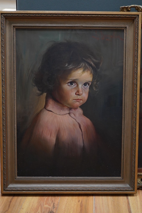 Giovanni Bragolin | a crying young boy and girl | MutualArt