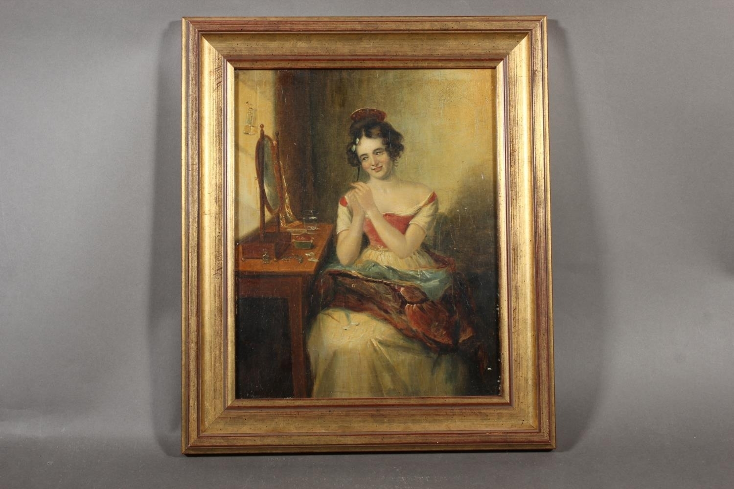 John Pairman | Portrait of a lady at dressing table | MutualArt