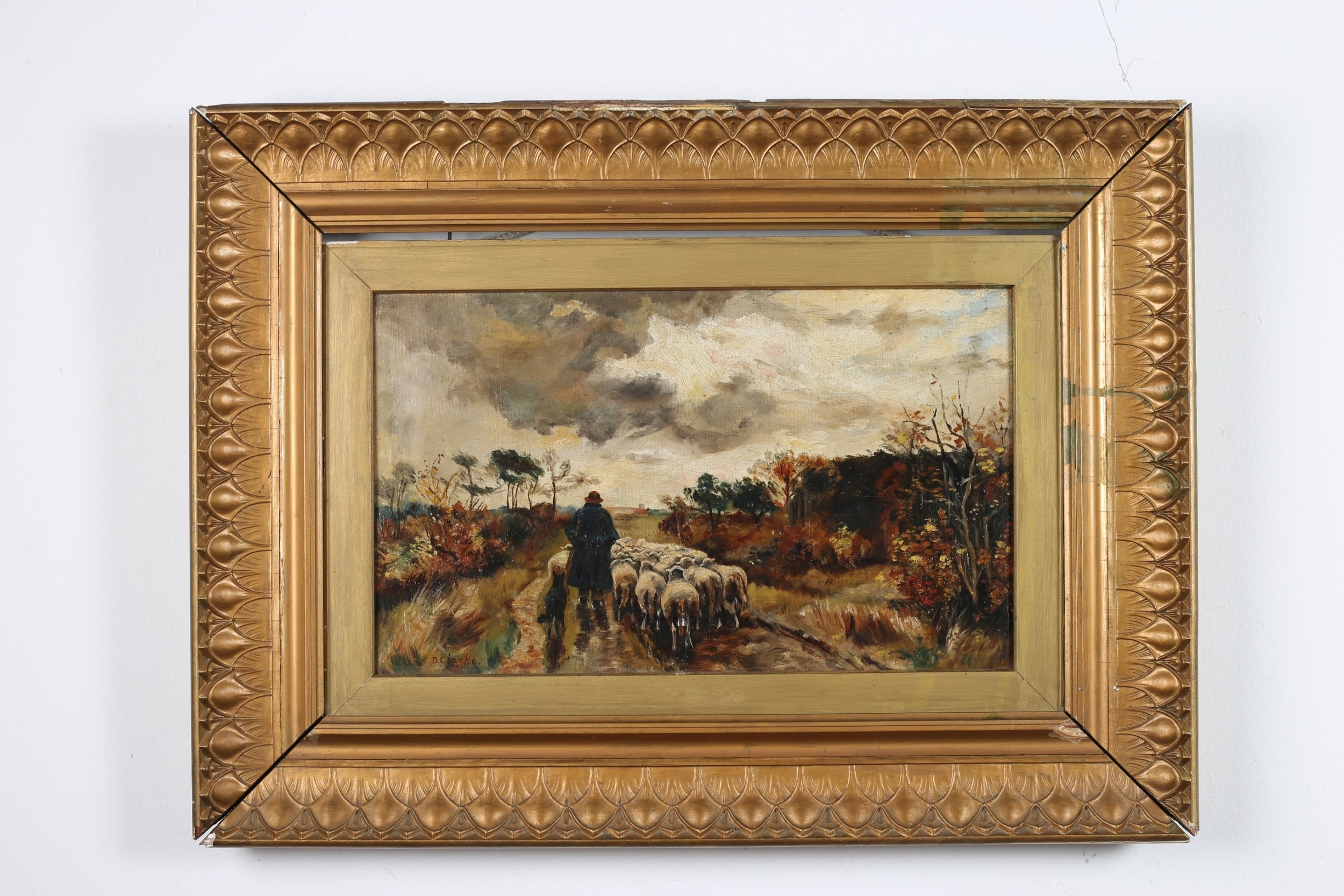 D. Clarke | The Sheep Drover | MutualArt