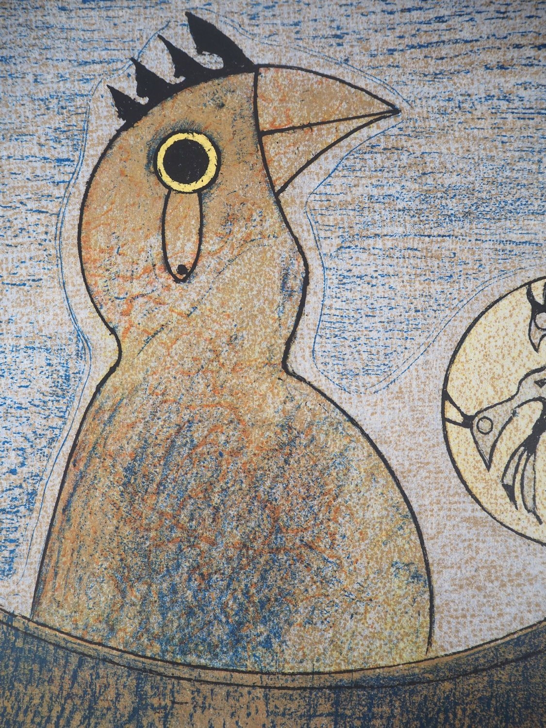 Max Ernst | Surrealist dream: roosters (1970) | MutualArt