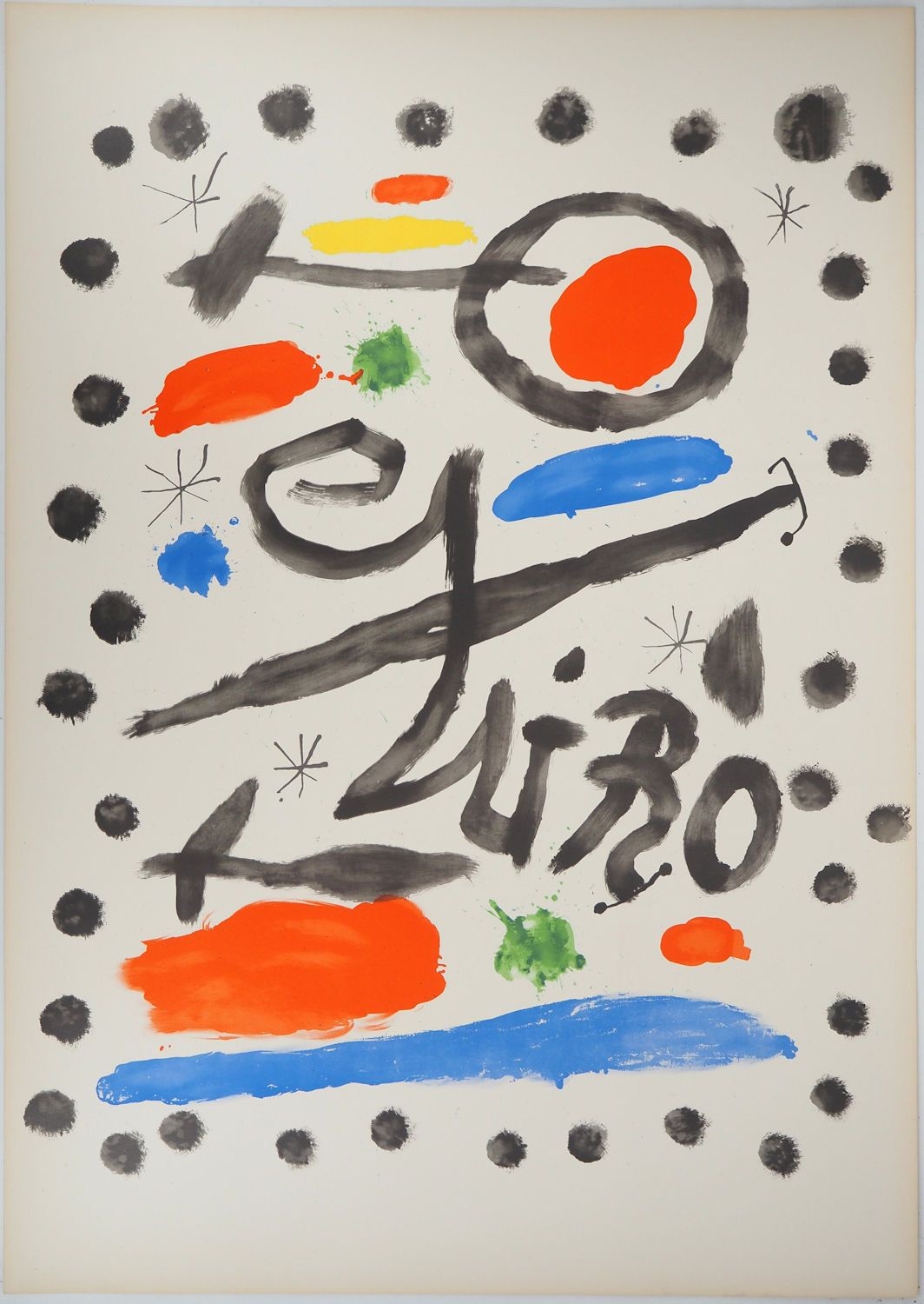 Joan Miró | Surrealist composition (1964) | MutualArt
