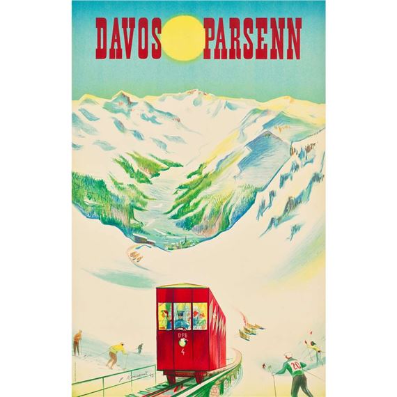 Pierre Monnerat | Davos Parsenn (1947) | MutualArt