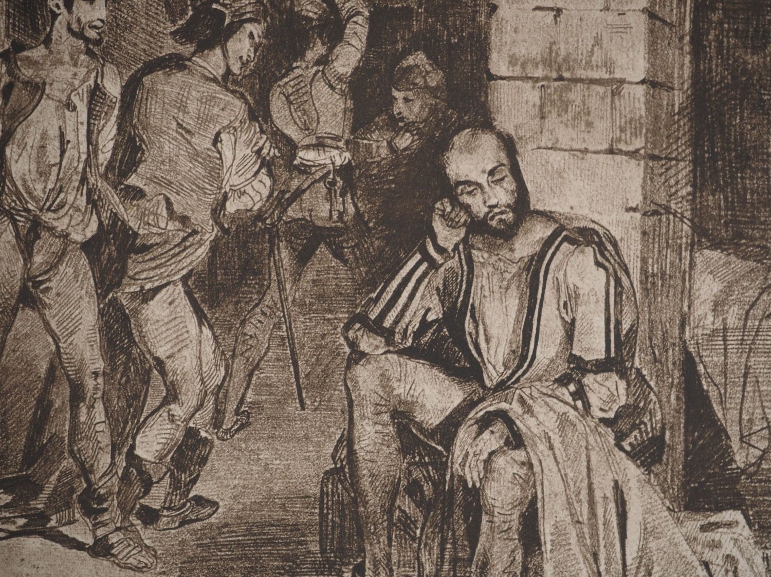 Eugène Delacroix | Tasso in the madhouse (Early 20th Century) | MutualArt