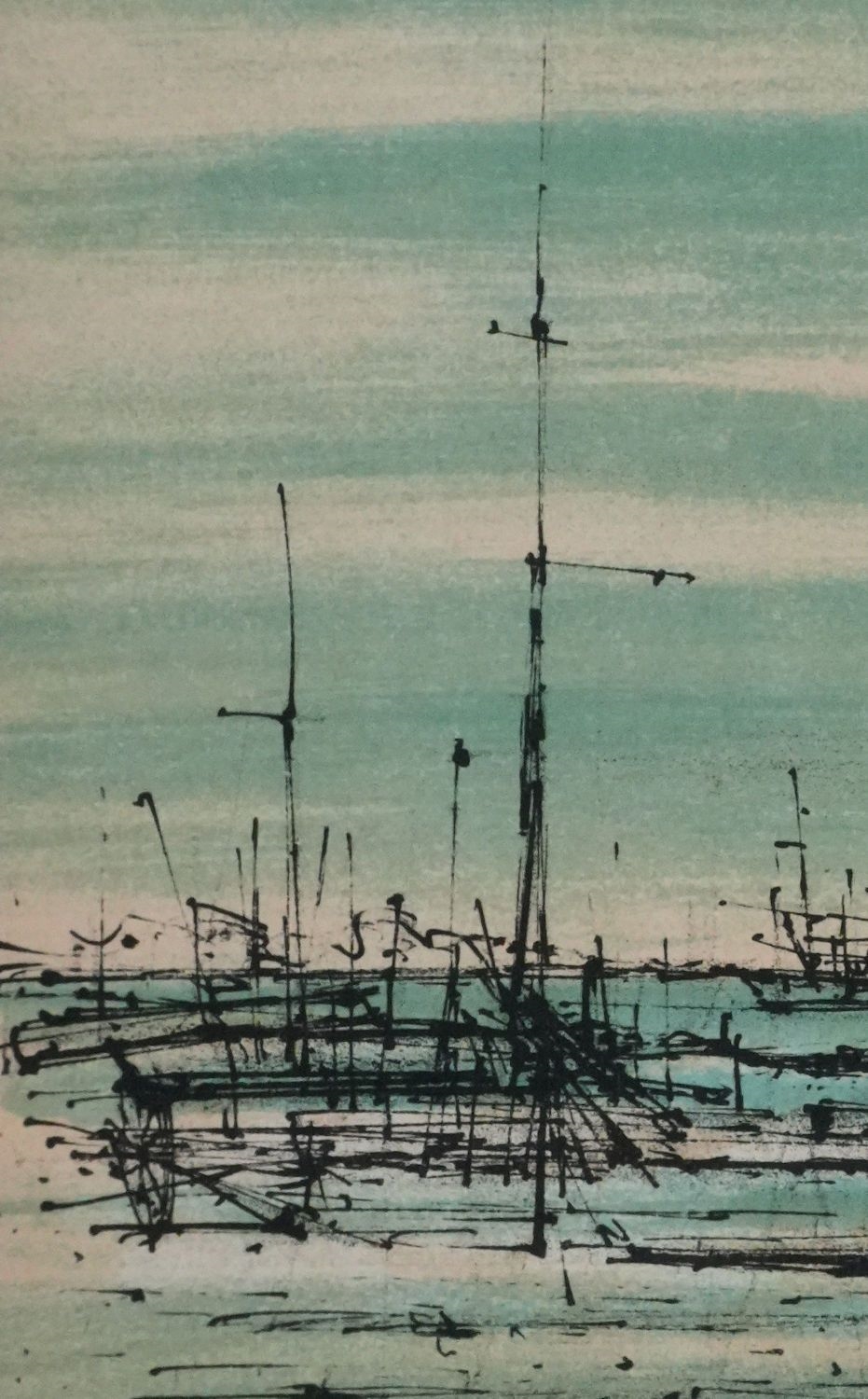 Jean Carzou | Fishing boats (1958) | MutualArt
