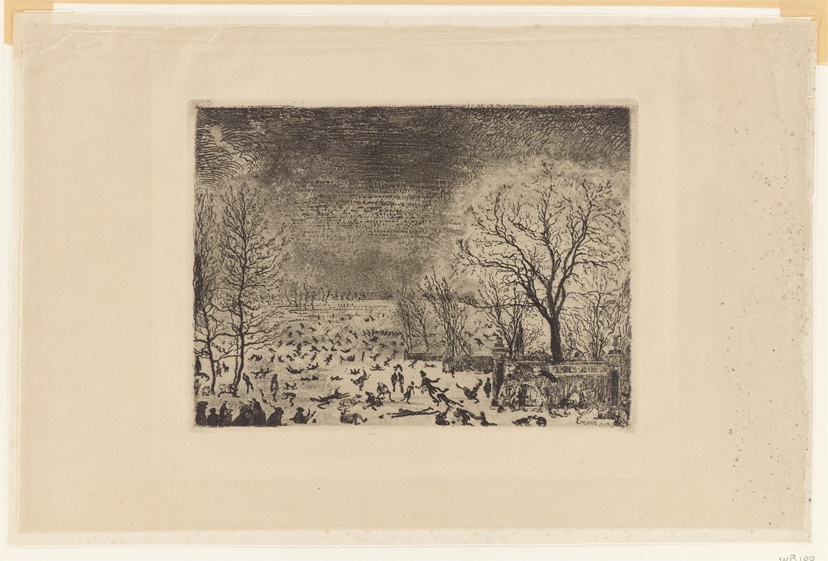 James Ensor | Les patineurs (1889) | MutualArt