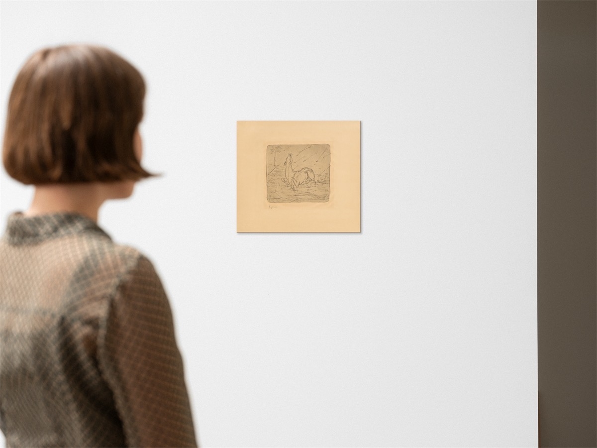 Franz Marc | Sterbendes Reh (1908) | MutualArt