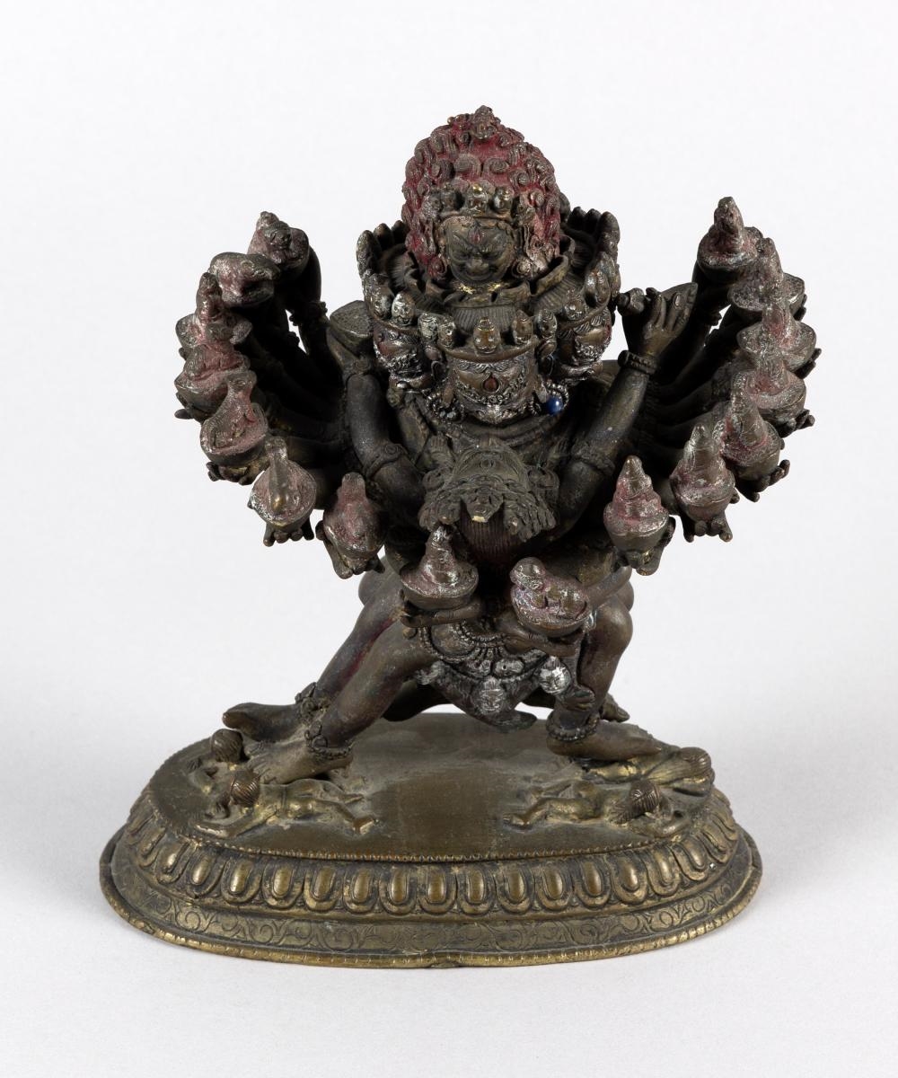 Nepalese School, 19th Century | NEPALESE BRONZE FIGURE OF MAHISHA ...