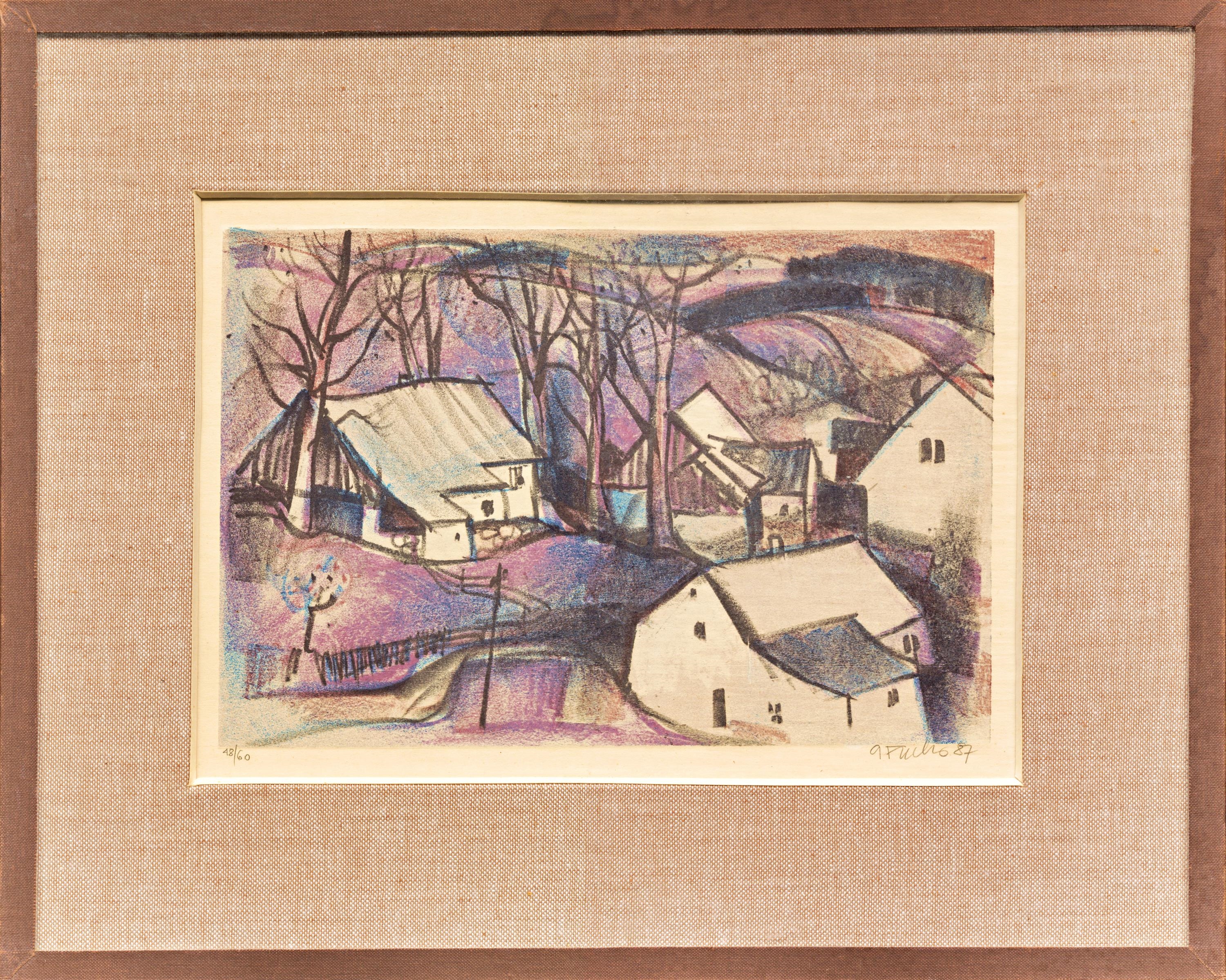 Alfred Fuchs | Vesnické domy (1987) | MutualArt