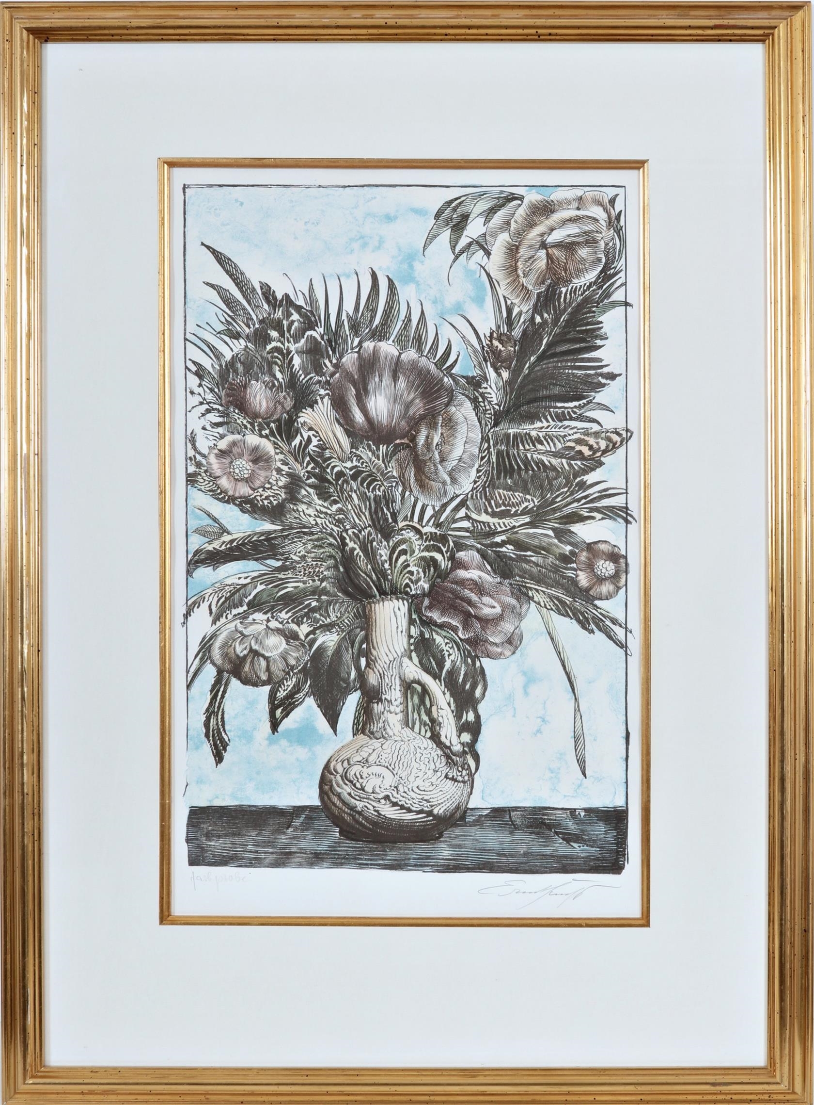 Ernst Fuchs | Zkouška barev | MutualArt