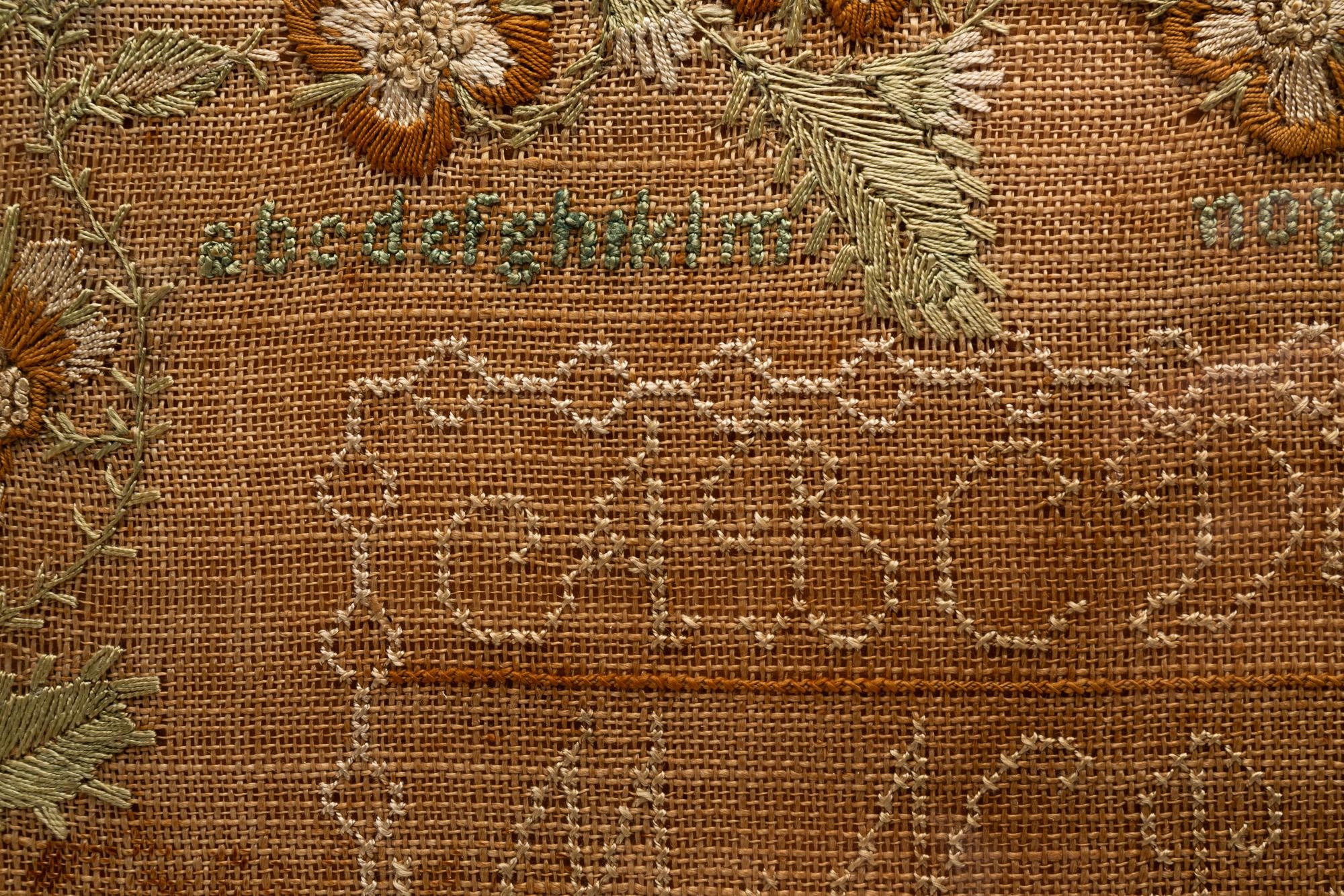 Mary Nelson | NEEDLEWORK SAMPLER (1812) | MutualArt