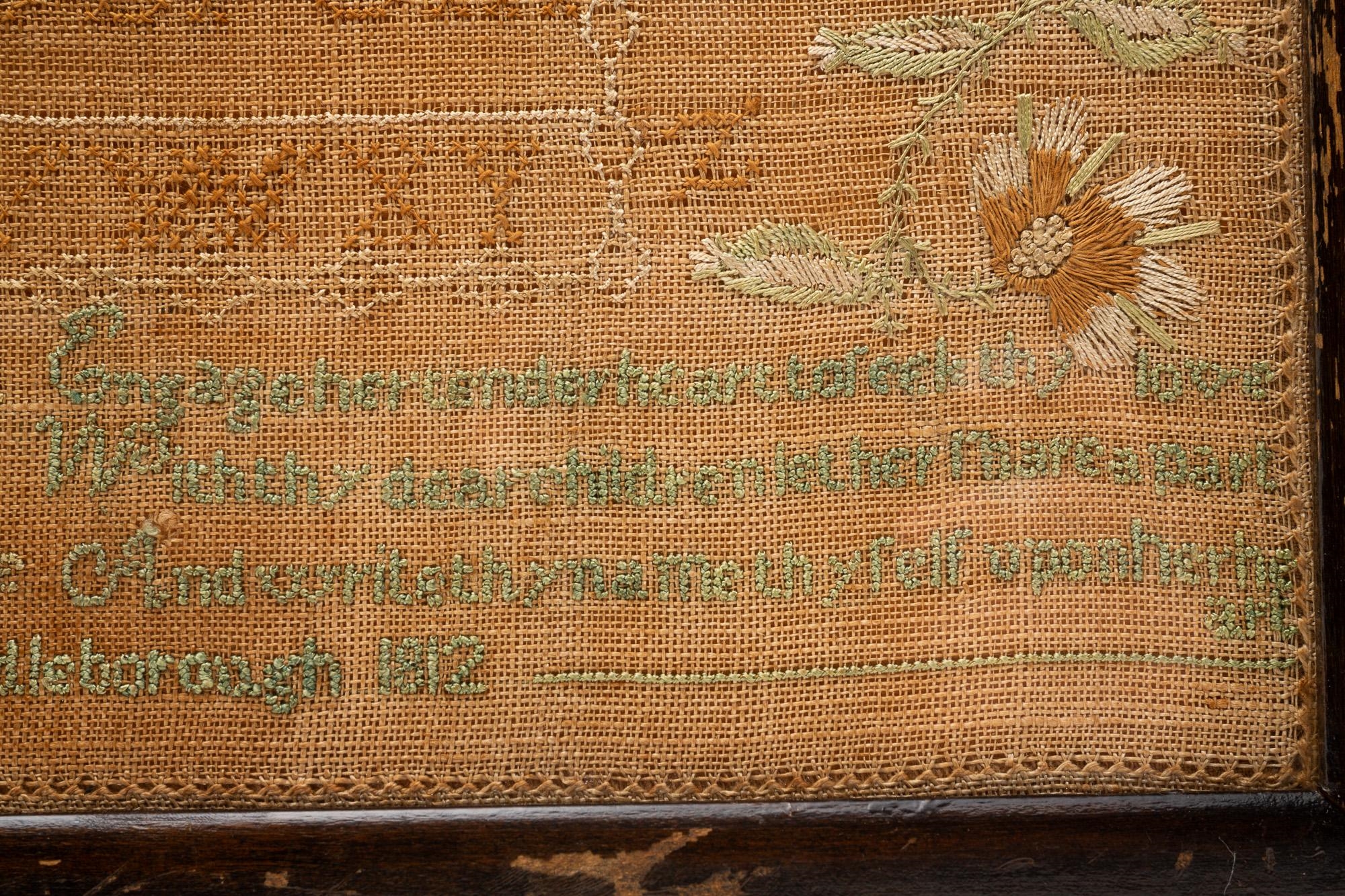 Mary Nelson | NEEDLEWORK SAMPLER (1812) | MutualArt