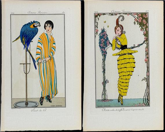 Georges Barbier | Journal des Dames - 10 Fashion Pochoirs (1912 - 1914 ...
