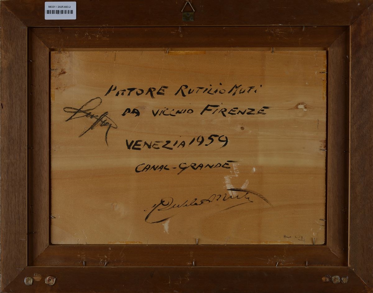 Rutilio Muti | Canal Grande (1959) | MutualArt