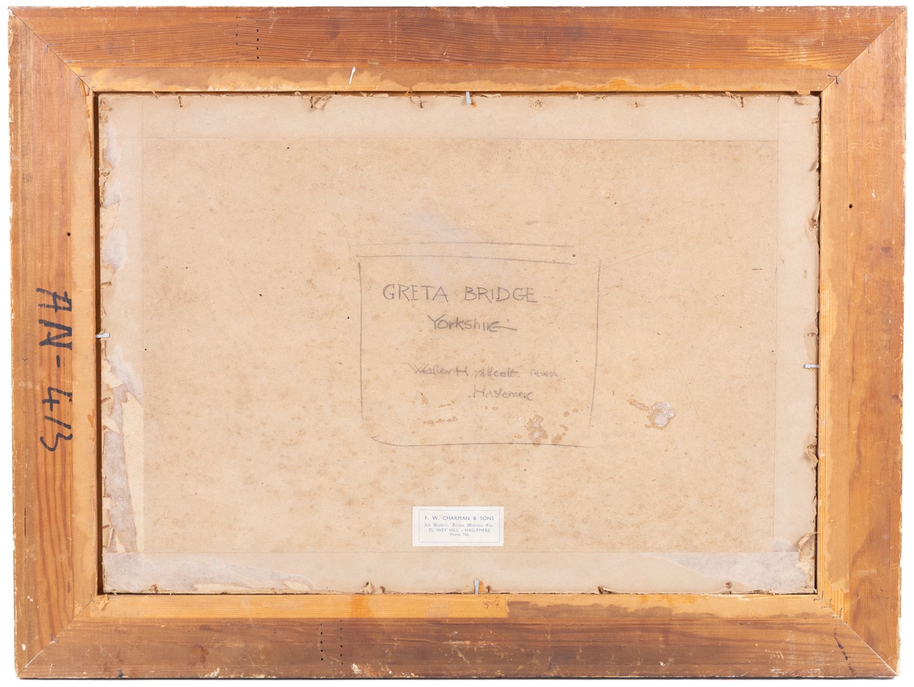 Walter Herbert Allcott | Greta Bridge - Yorkshire | MutualArt