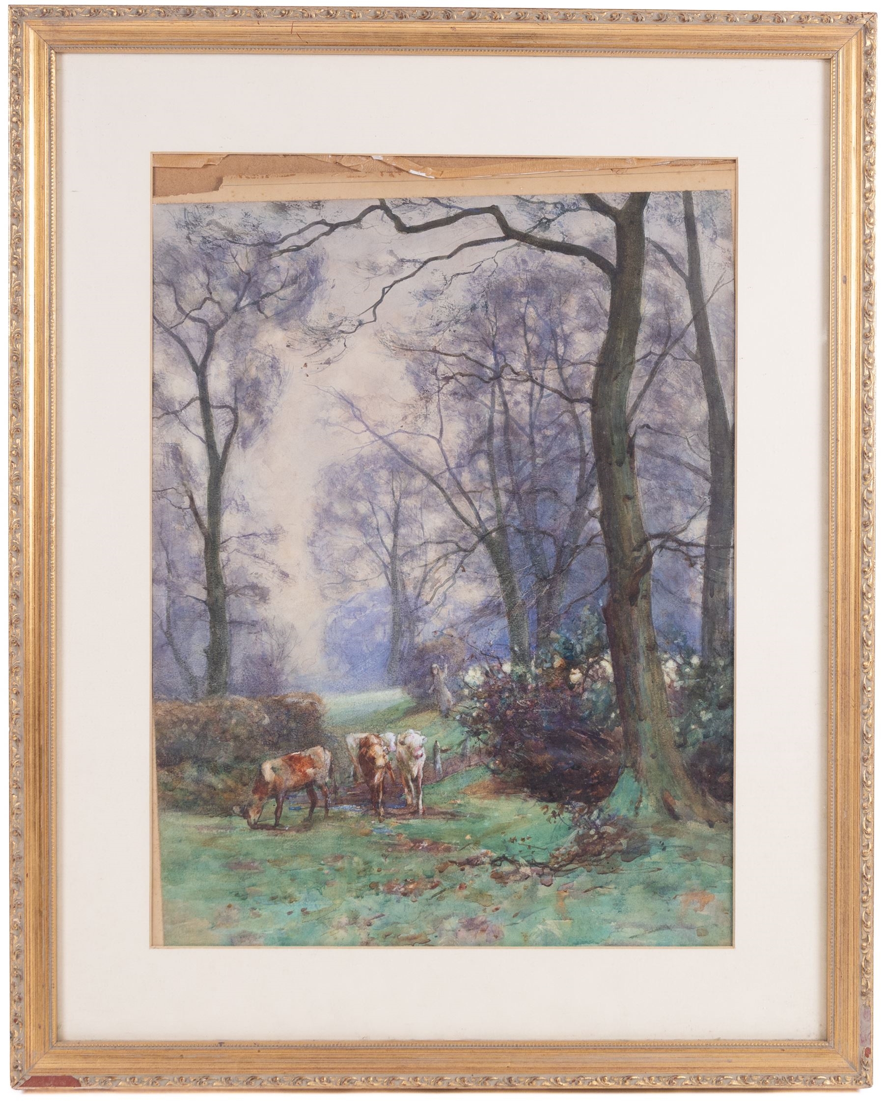 Thomas William Morley | Herding Cattle | MutualArt