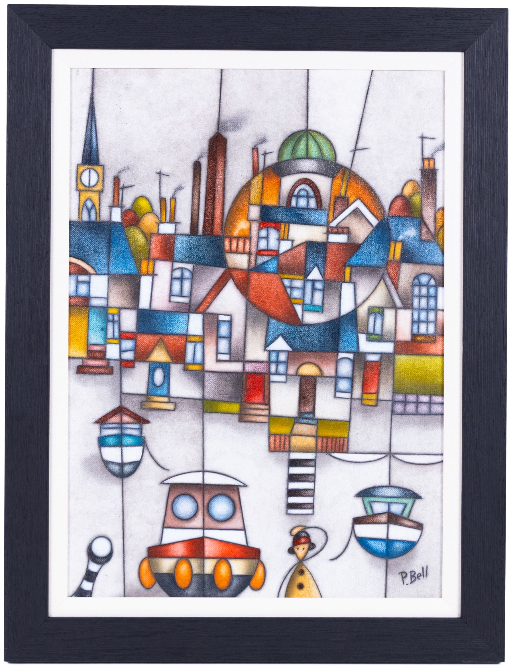 Peter Bell | Houses and Boats | MutualArt
