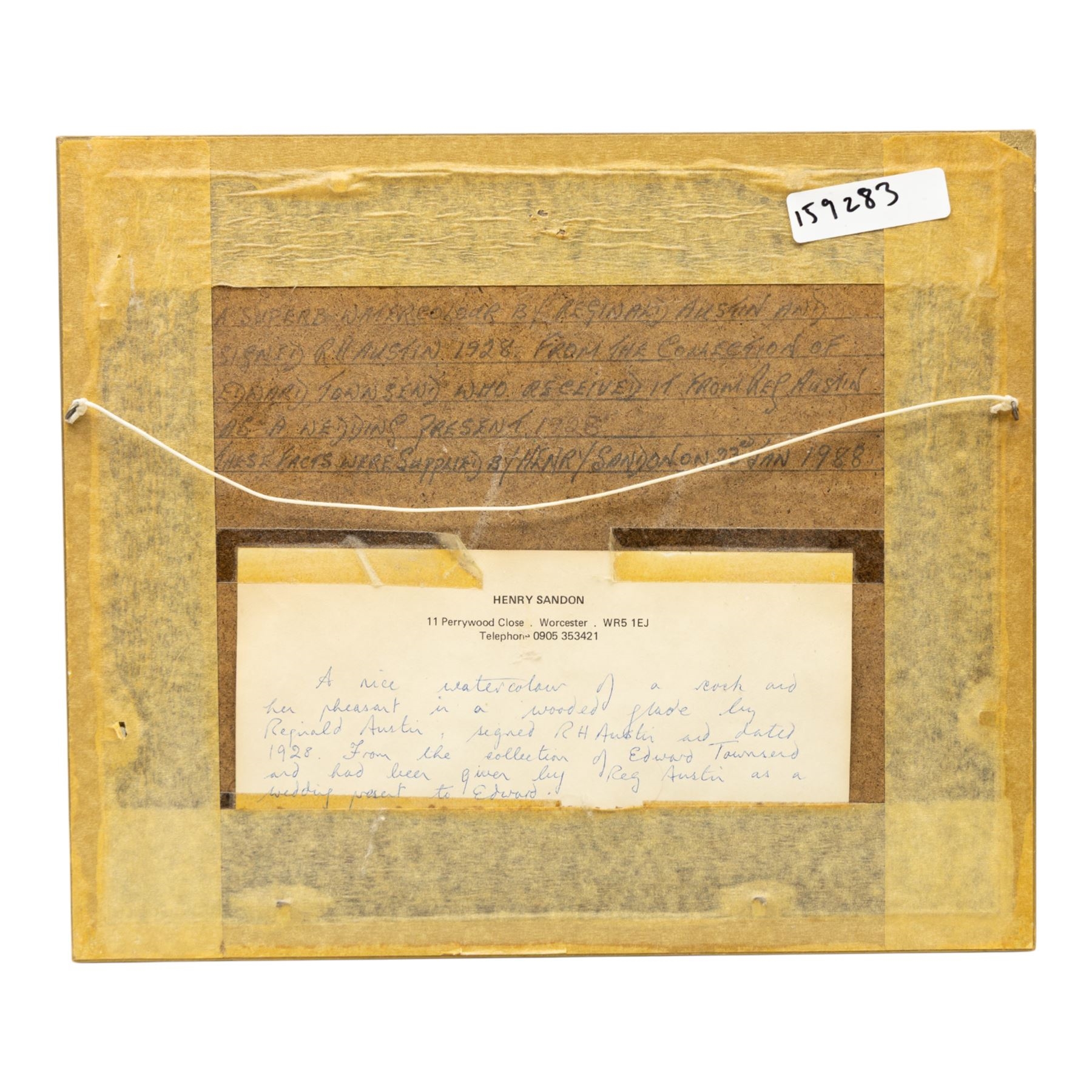 Reginald Harry Austin | Pheasants (1928) | MutualArt