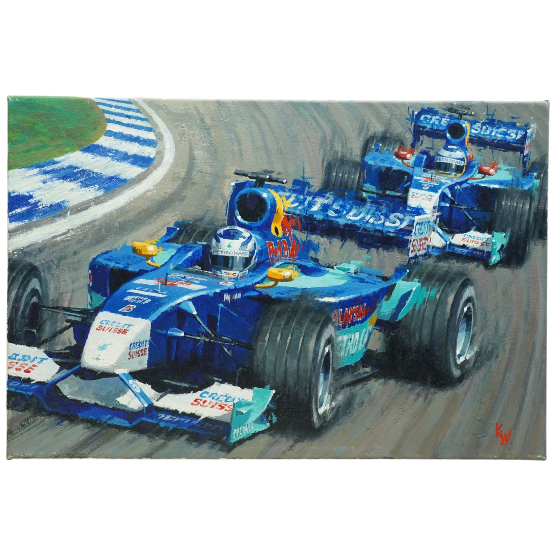 Keith Woodcock | Young Guns' - Kimi Raikkonen and Nick Heidfeld in the ...