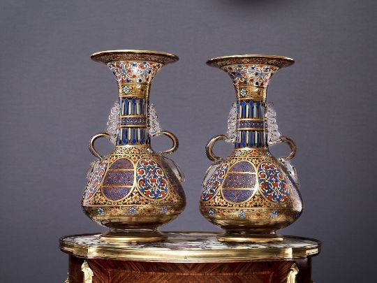 Philippe Joseph Brocard | A PAIR OF IMPORTANT VASES FOR THE ISLAMIC ...