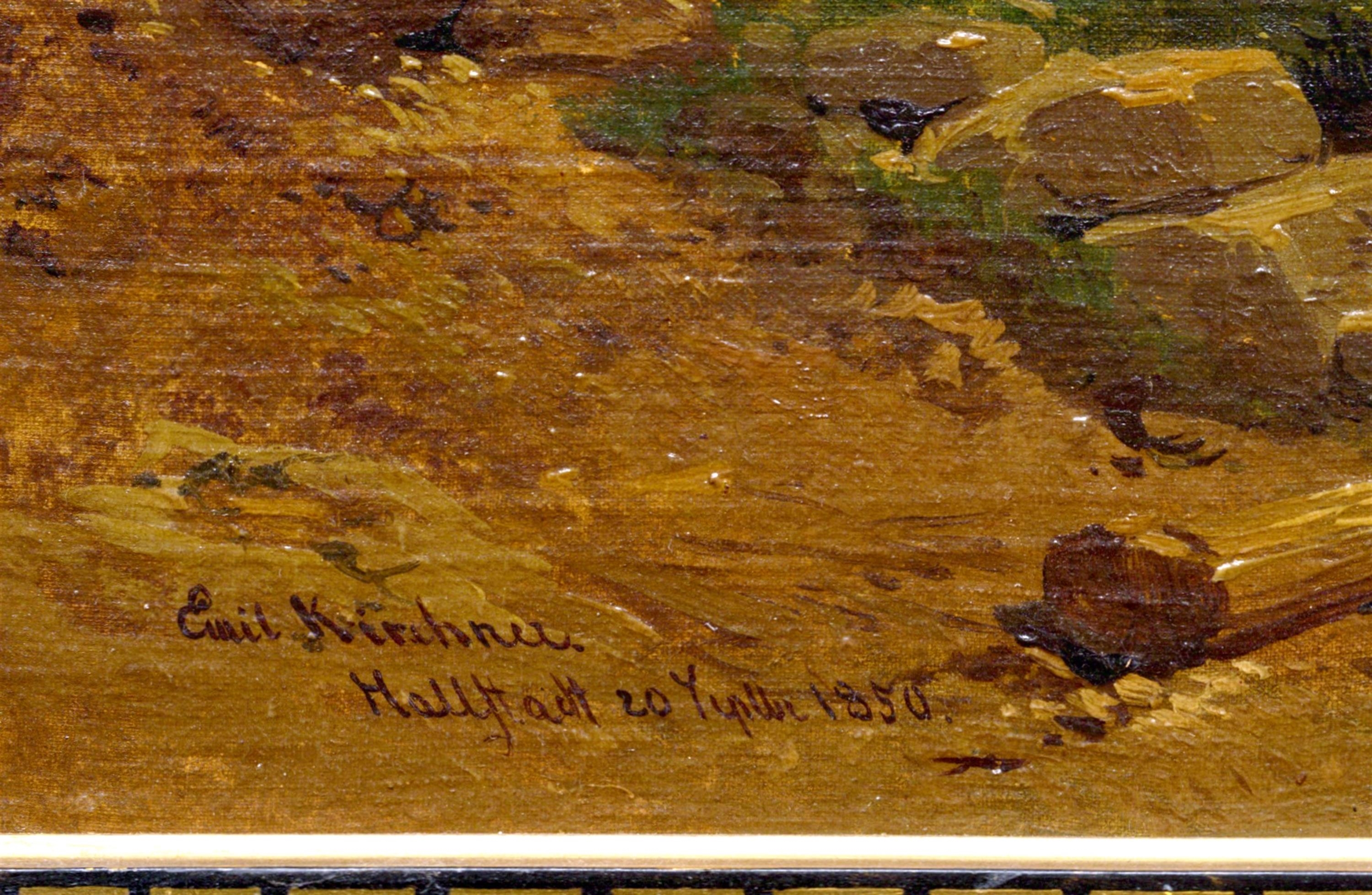 Albert Emil Kirchner | Alpská krajina s domem (1850) | MutualArt