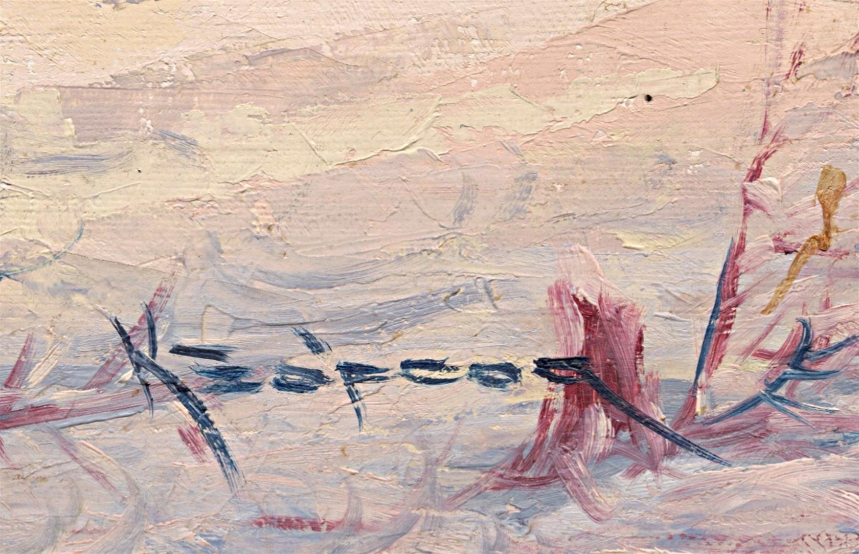 Karel Zapeca | Zima v horách | MutualArt