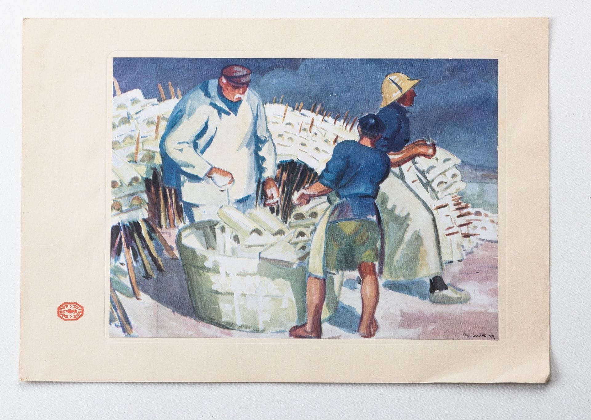 René-Yves Creston | Set of two menus from Maison Prunier Collecting ...