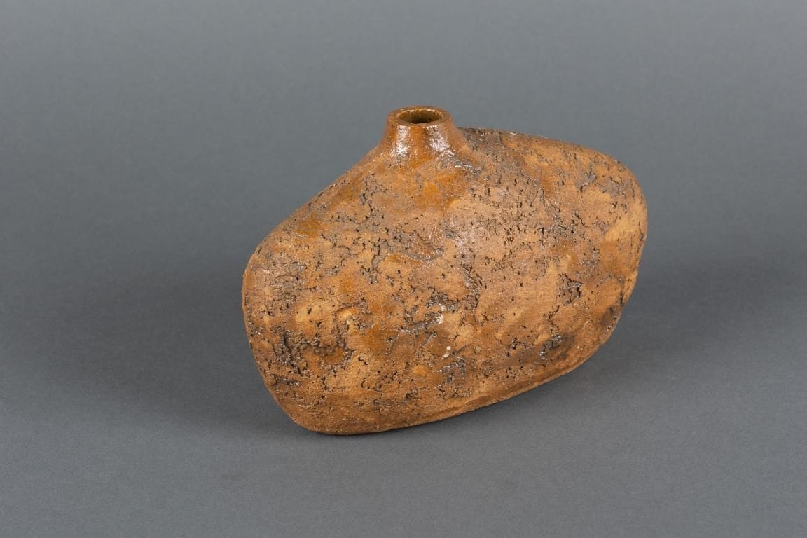 Raymond Louis Quillivic | Organic vase with eccentric neck (Circa 1970 ...