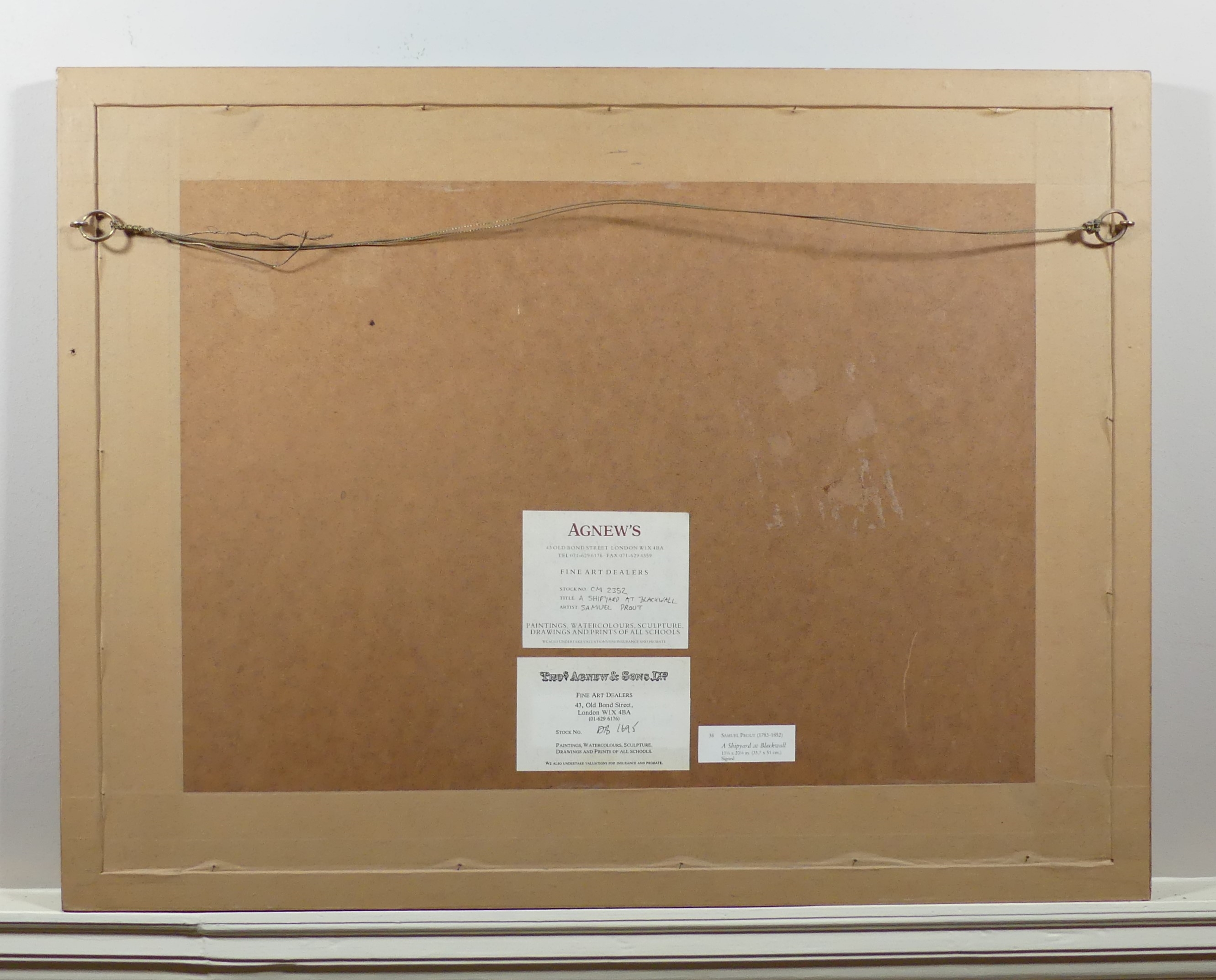 Samuel Prout | A shipyard at Blackwall | MutualArt