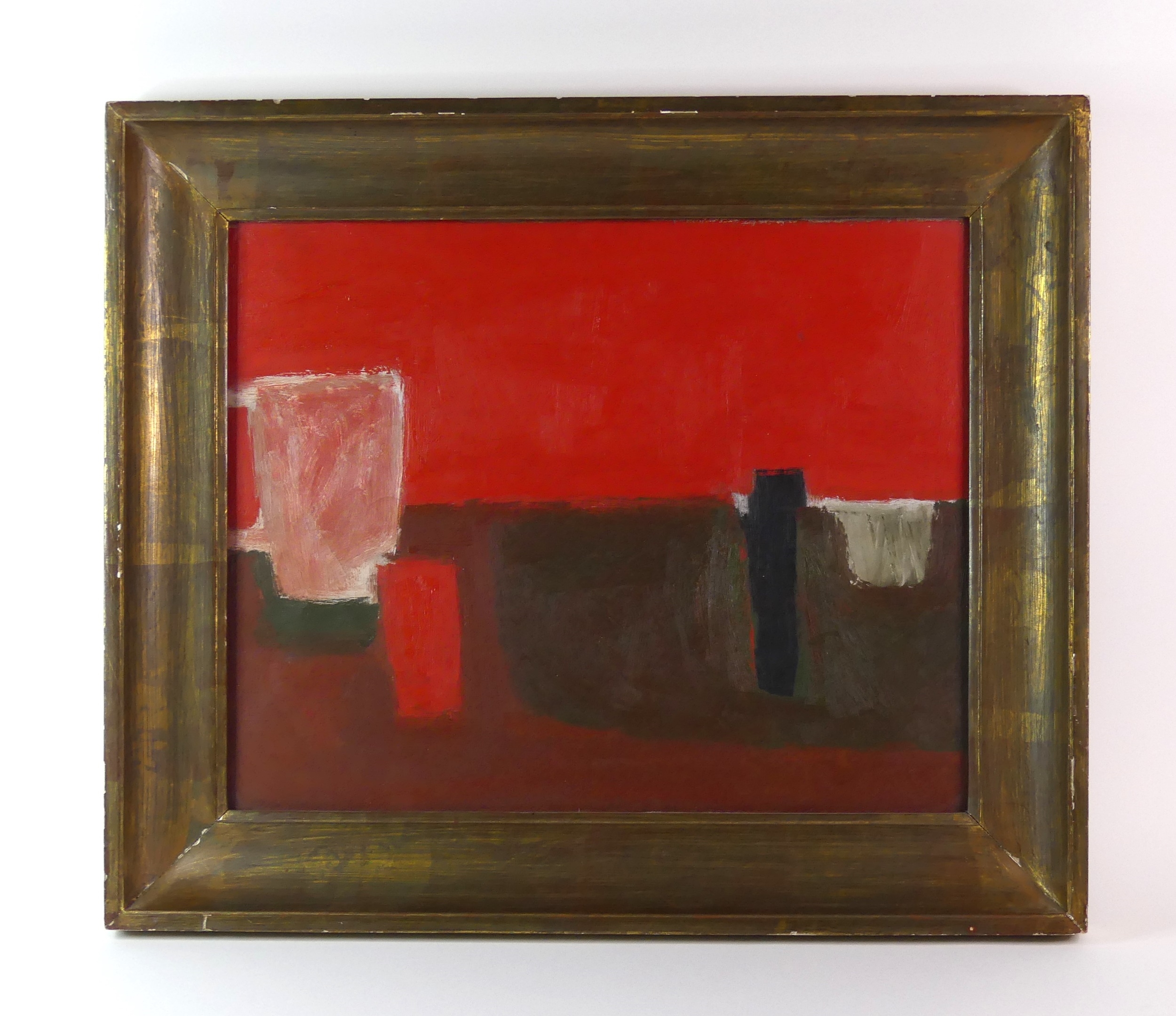 William Scott | Red Still Life (1953 - 1954) | MutualArt