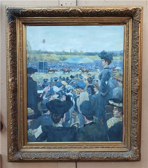 Édouard Manet | The Races at Longchamp | MutualArt