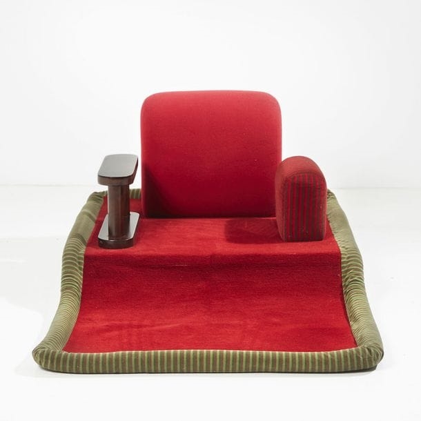 Ettore Sottsass | Tappeto Volante armchair (1974) | MutualArt