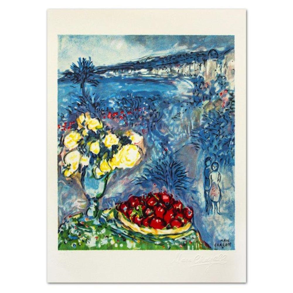 Marc Chagall | Fruits Et Fleurs Devant La Mer | MutualArt