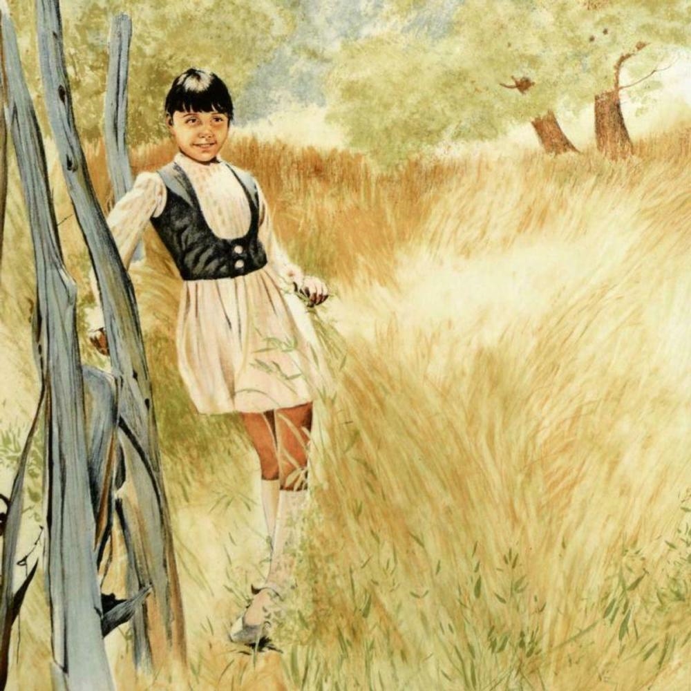 William Nelson | Girl in Meadow | MutualArt