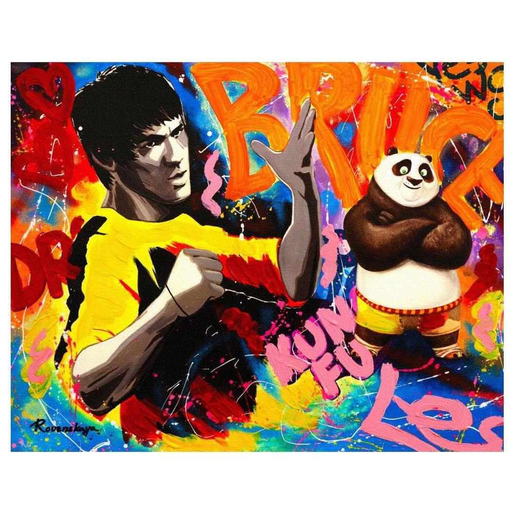 Nastya Rovenskaya | Bruce Lee & Kung Fu Panda | MutualArt