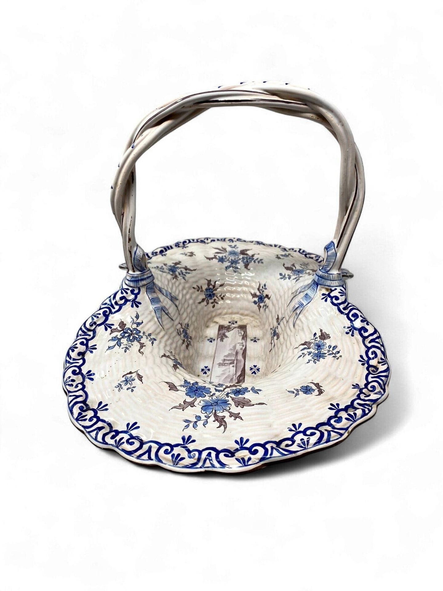 Emile Gallé | Earthenware basket | MutualArt