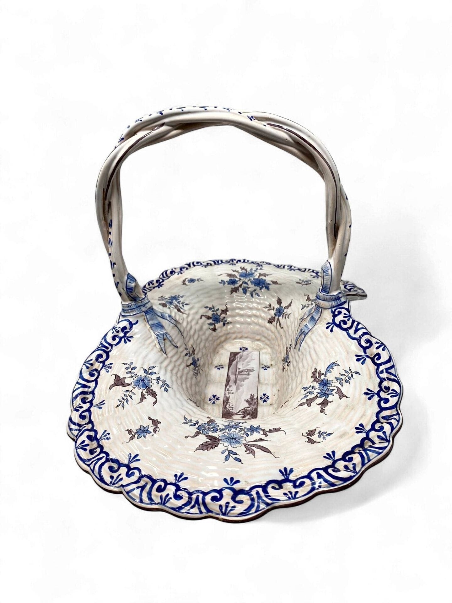 Emile Gallé | Earthenware basket | MutualArt