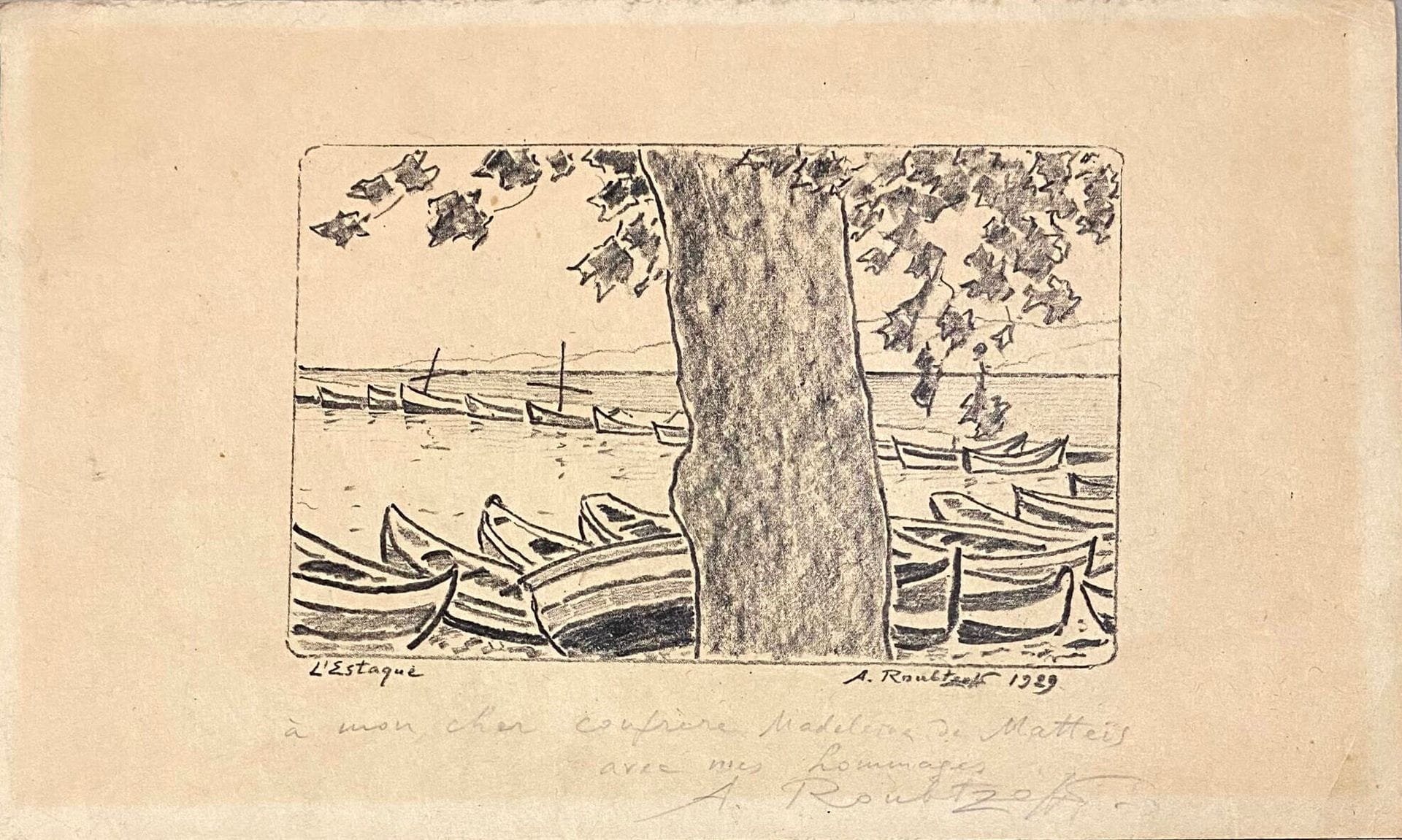 Alexandre Roubtzoff | L'estaque (1929) | MutualArt