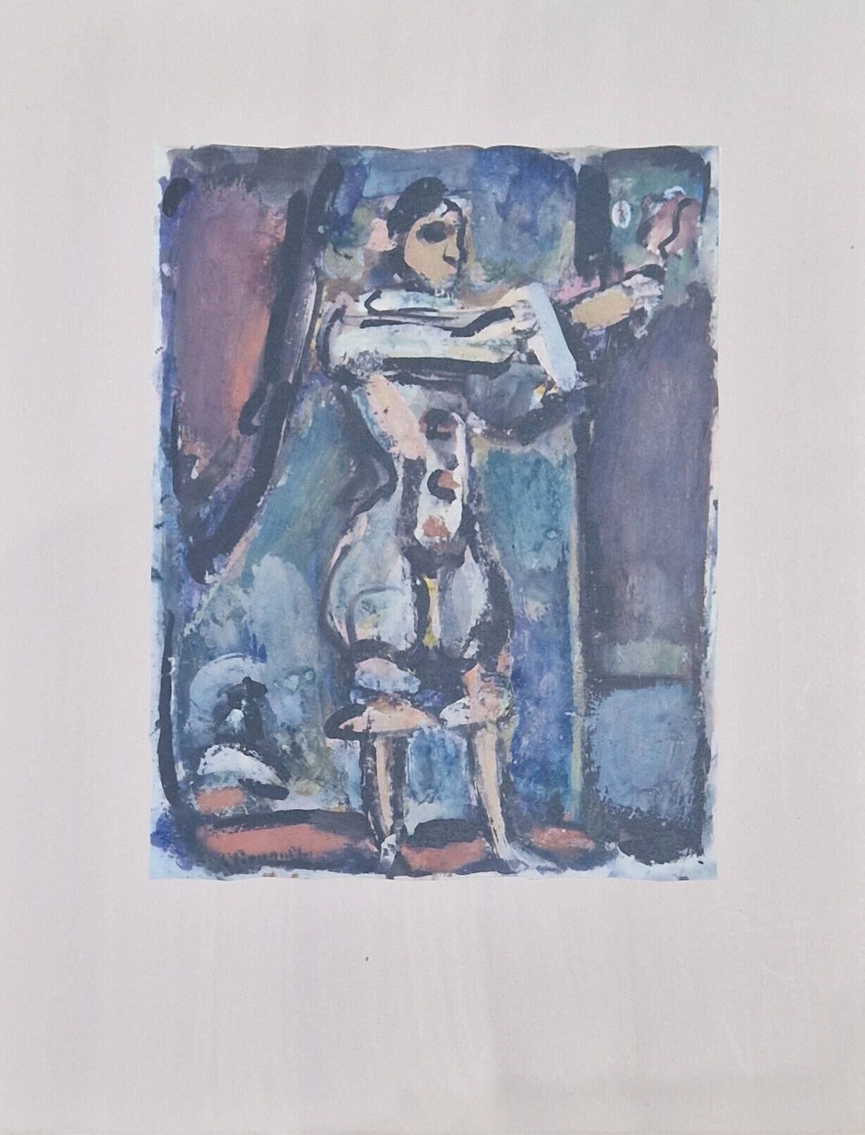 Rouault Georges | Pierrot Blanc (1943) | Compare similar artworks ...